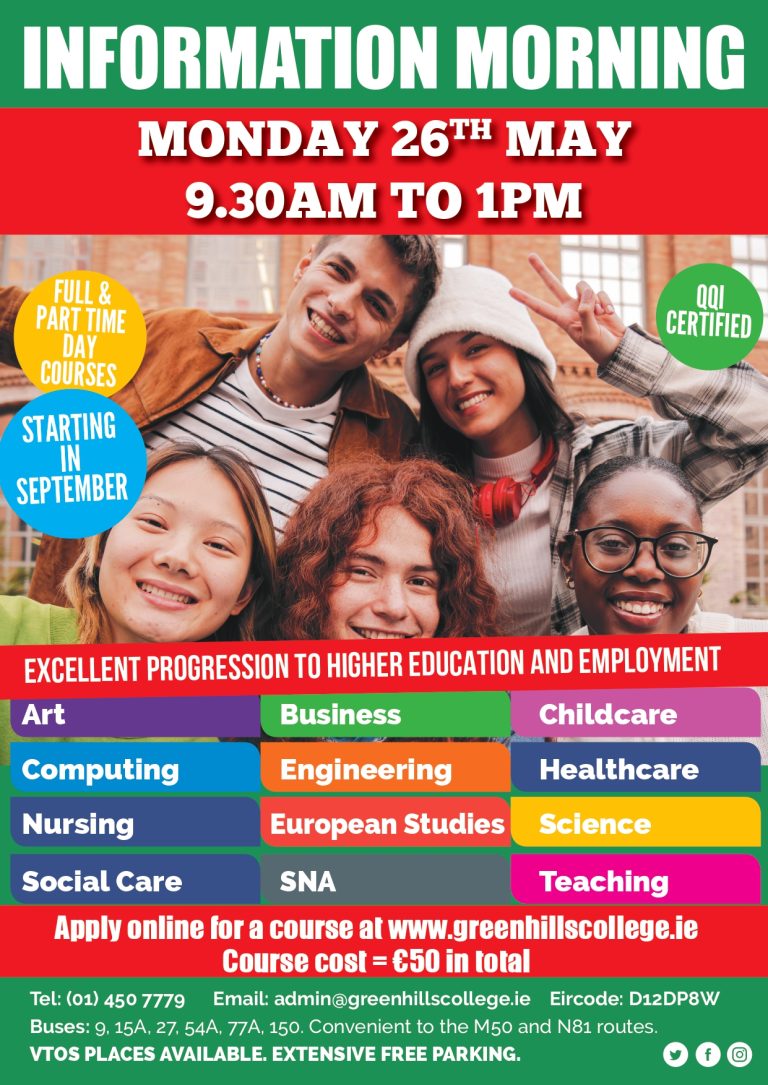 Home - Greenhills Community College Further Education